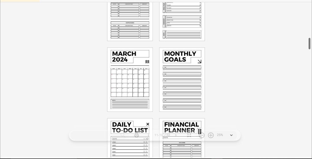Journal Planner 2024 Printable - Etsy