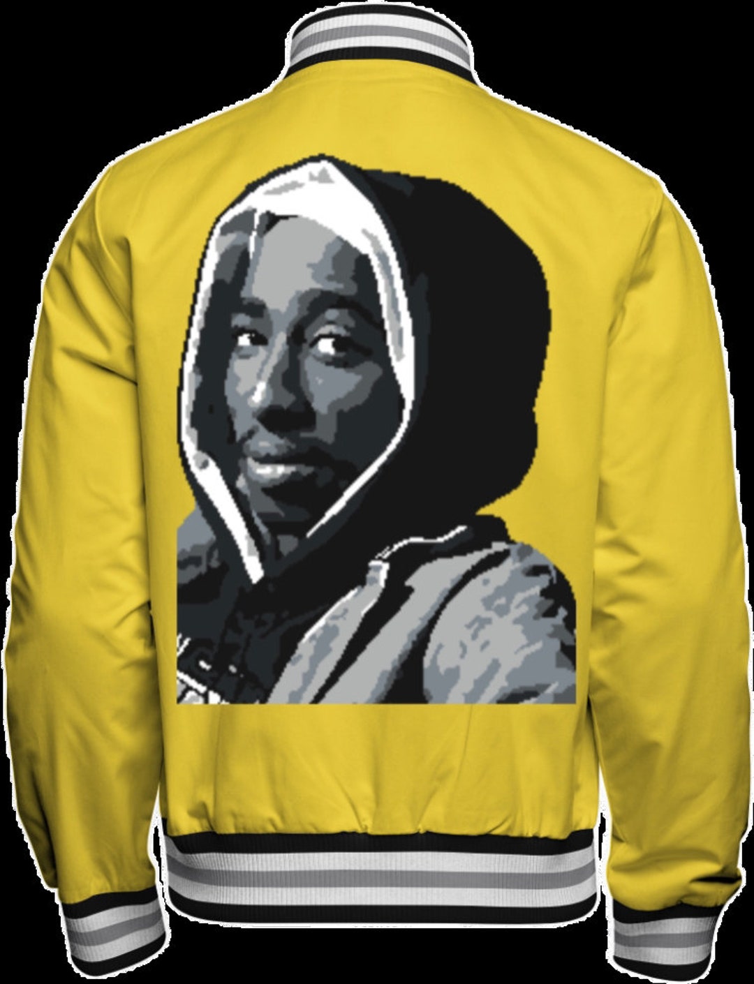 Unisex Tupac Letterman Jacket - Etsy