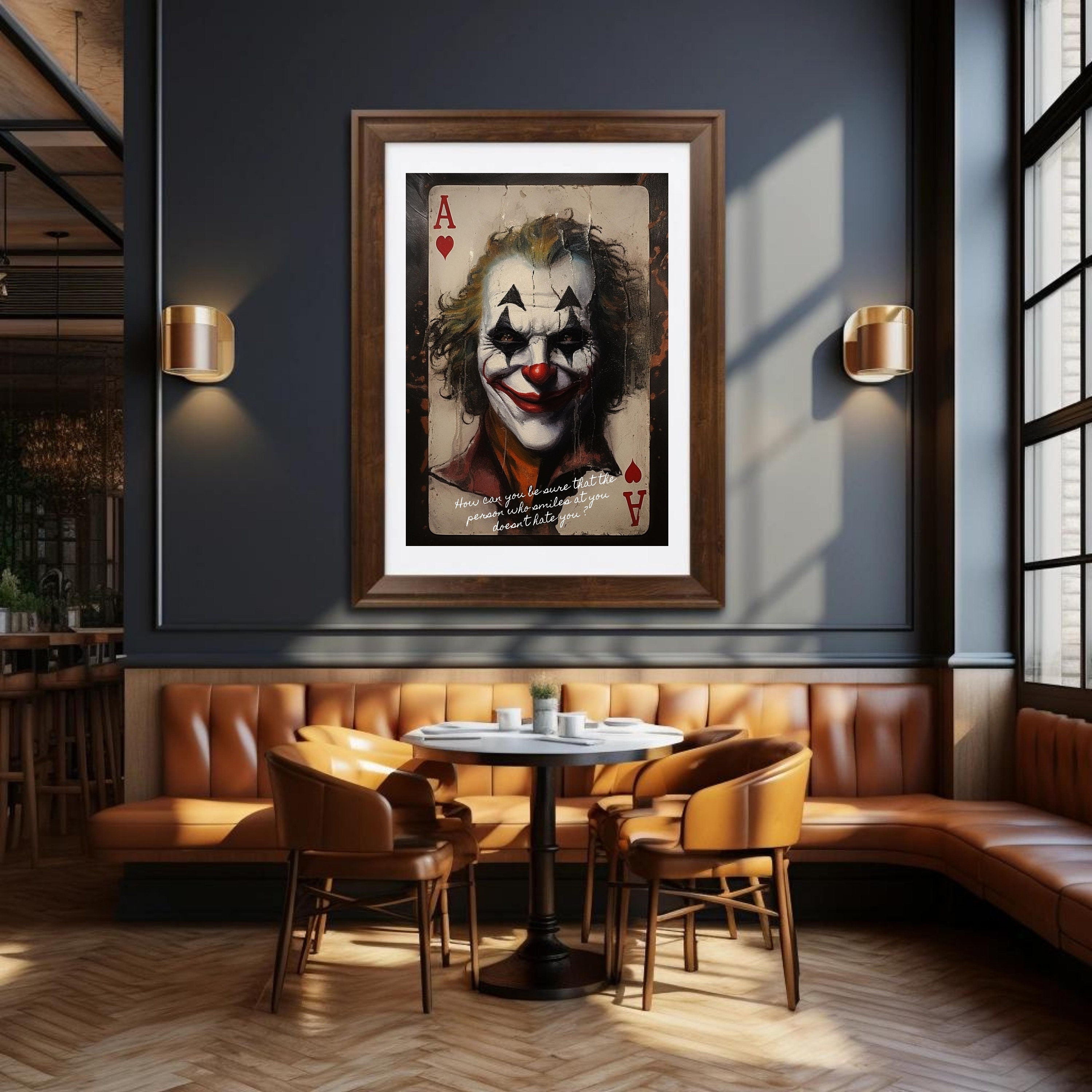 Playing Cards Wall Art Prints, Oil Painting,living Room Art Wall ,above ...