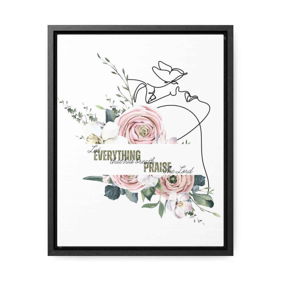 Let Everything That Has Breath Canvas Wraps, Vertical Frame - Etsy