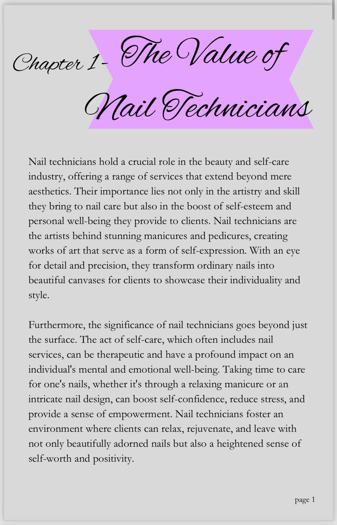 Nailed It: the Comprehensive Nail Tech Policy & Procedure Handbook - Etsy