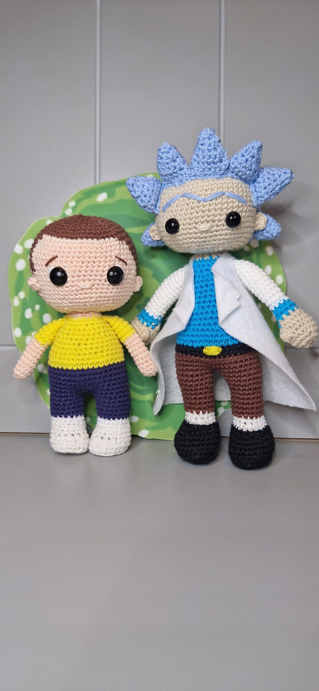 Rick & Morty Crochet Amigurumi Figures - Etsy