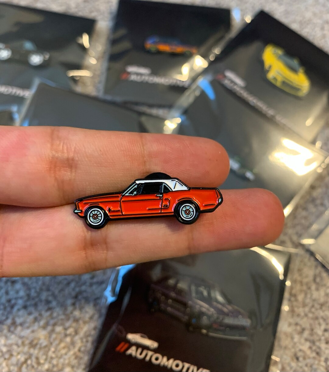 Ford Mustang '67 Car Pin | Soft Enamel Lapel Pin - Etsy