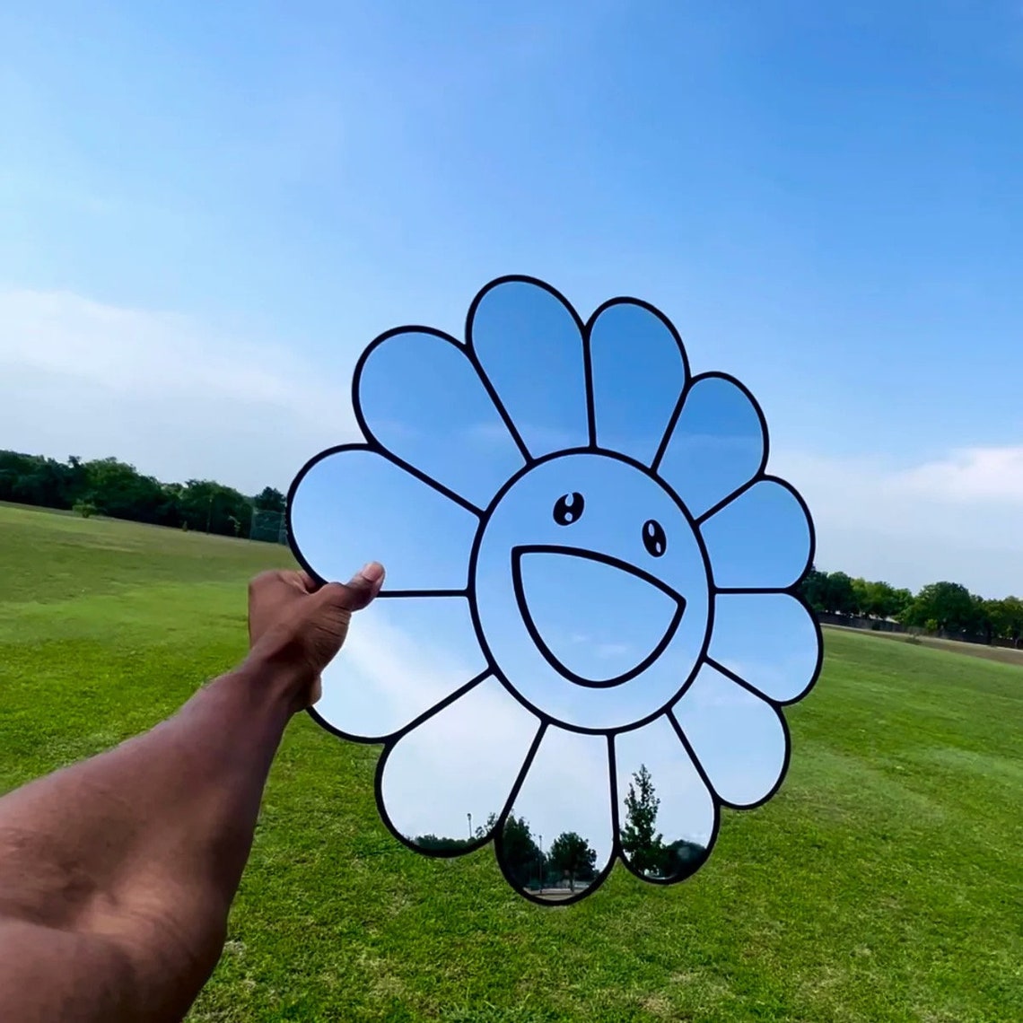 Takashi Murakami Sunflower Mirror - Etsy