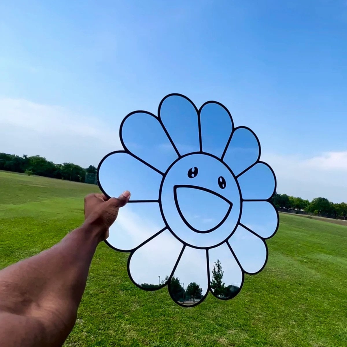 Takashi Murakami Sunflower Mirror - Etsy