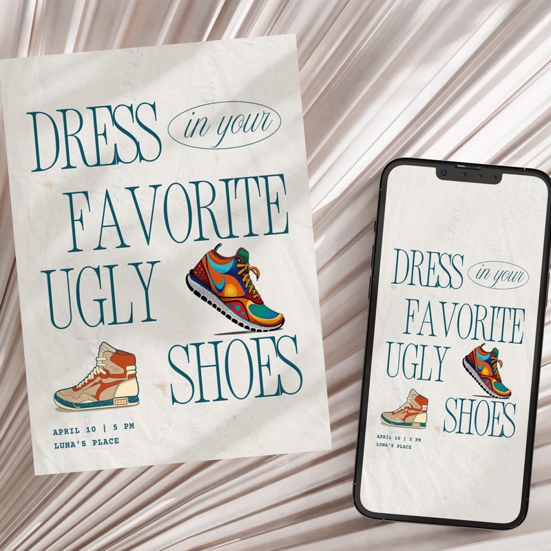 Shoe Invitations - Etsy