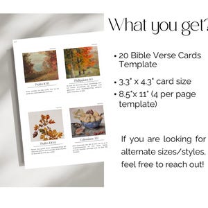 Bible Memory Verse Cards Daily Bible Affirmation Cottagecore Scripture ...