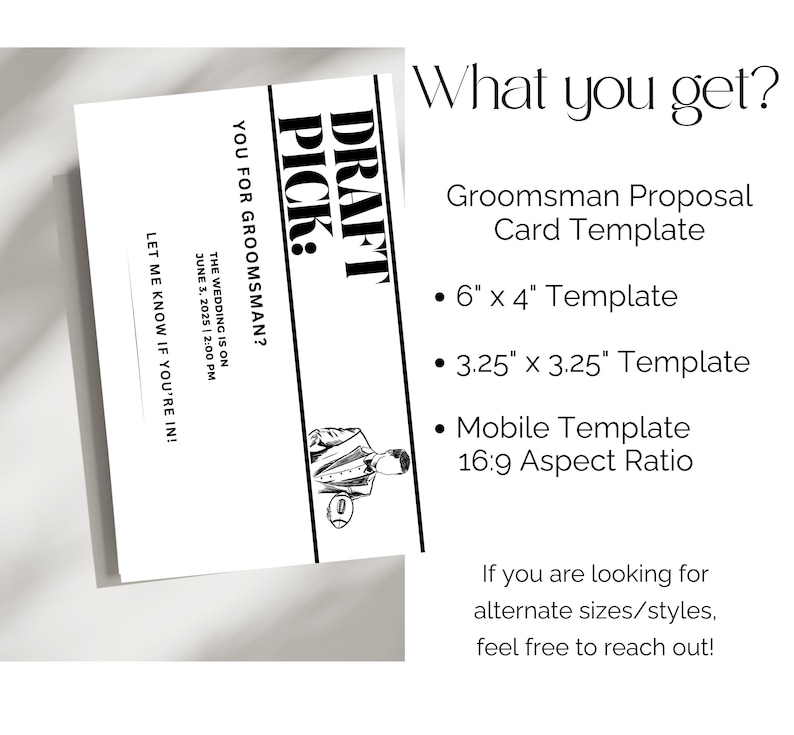 Groomsman Proposal Card Template Football Themed Cheap Groomsman Gift ...