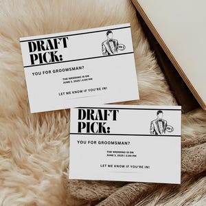 Groomsman Proposal Card Template Football Themed Cheap Groomsman Gift ...