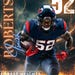 Fiery Football Stadium Canva Template: Player Highlights & Team Posters ...