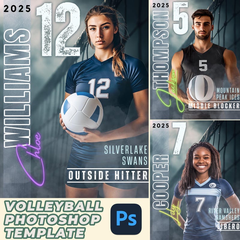 Senior Volleyball Poster - Etsy