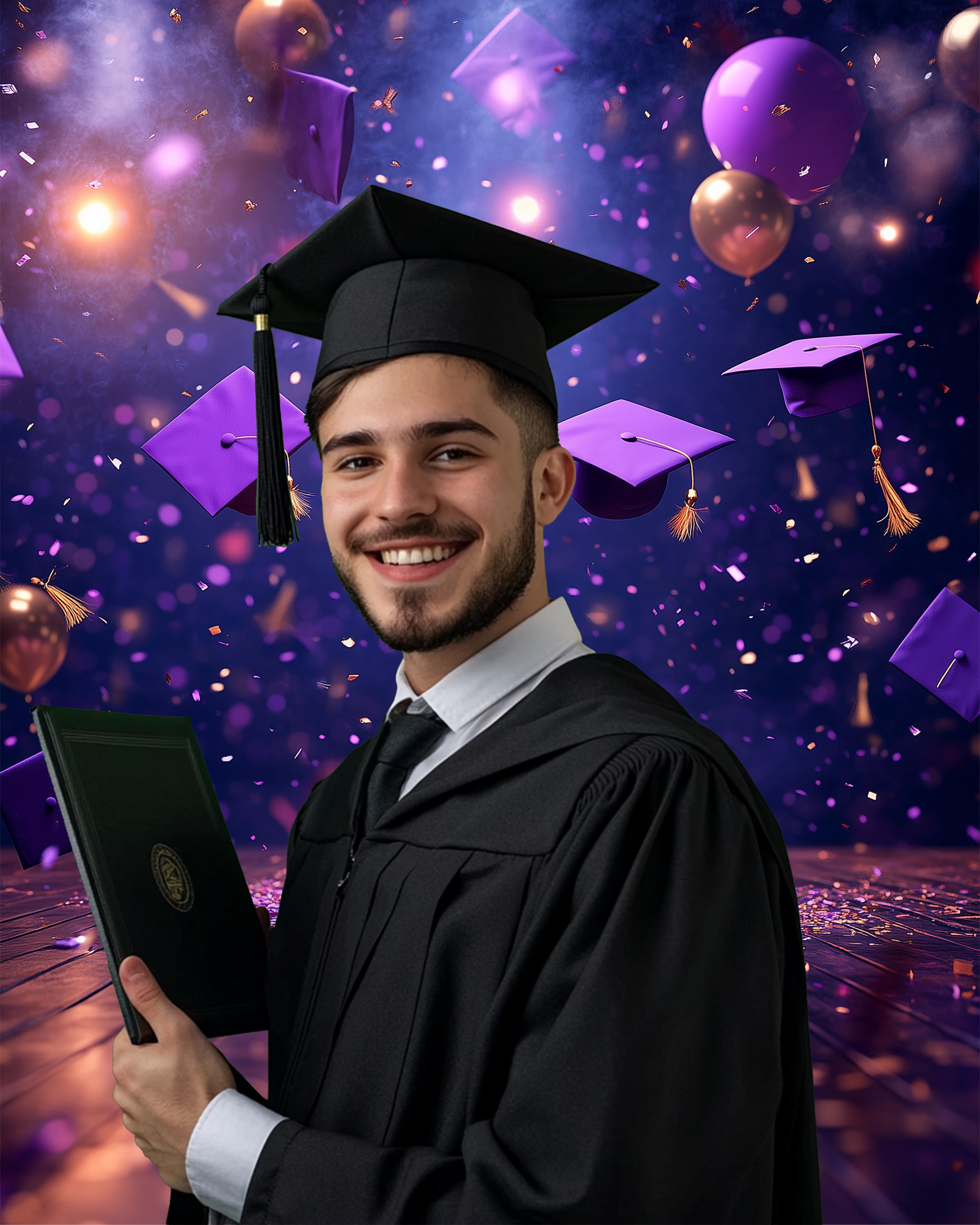 25 Graduation Digital Backdrops | Grad Photo Background | School ...