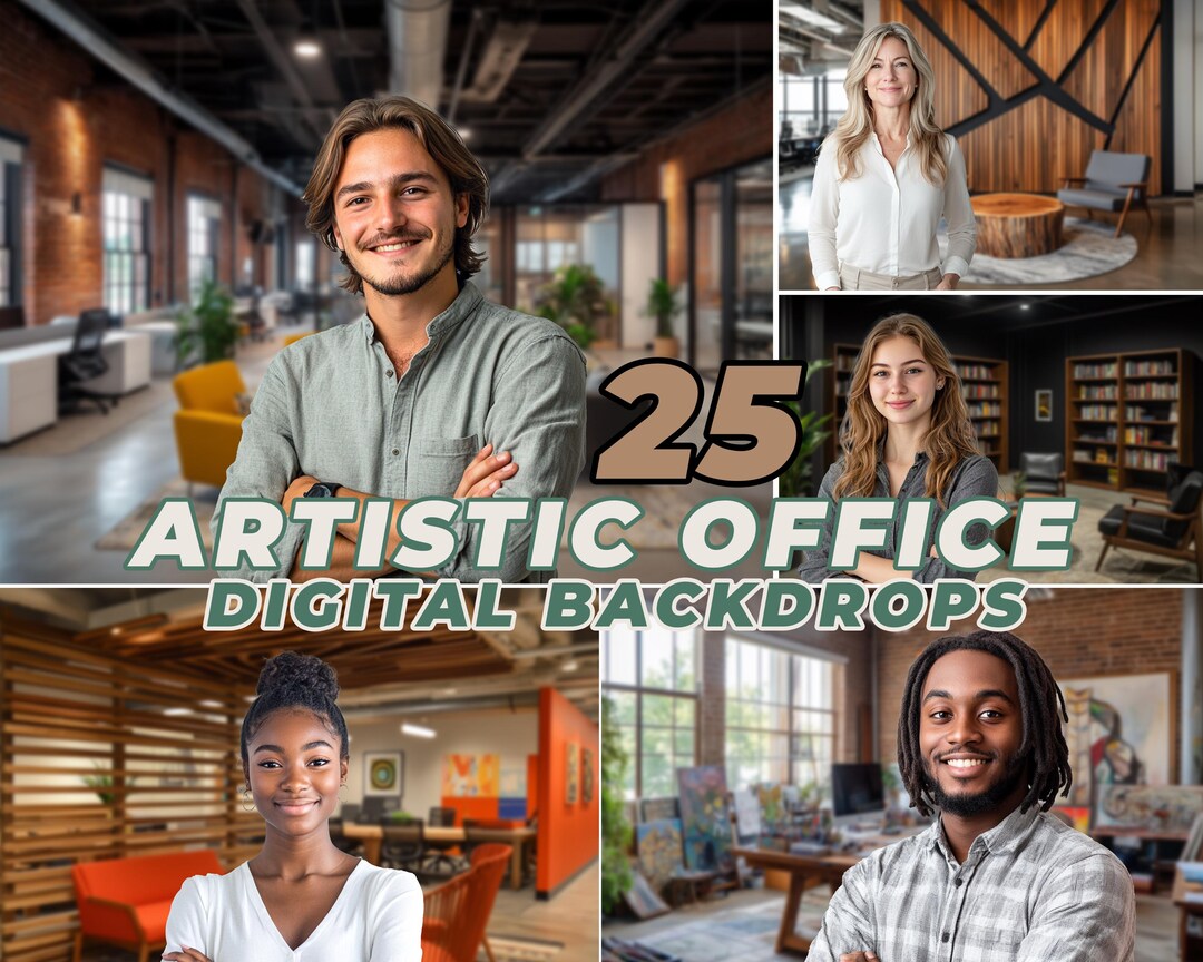 25 Creative Office Digital Backdrops | Artistic Office Backgrounds ...
