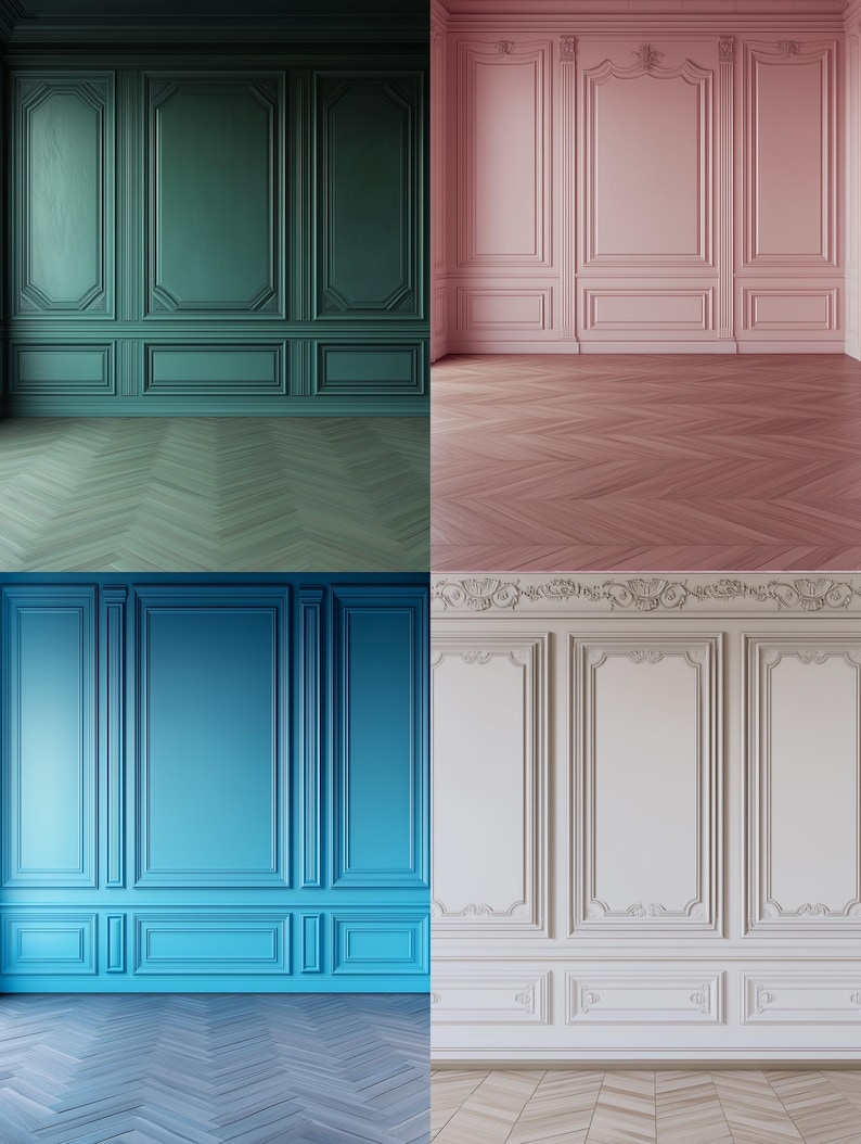 Colorful Panel Wall Digital Backdrops: Studio Photography (digital ...