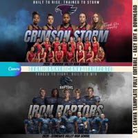 Basketball Banner Canva Template, Design Your Own Custom Senior ...