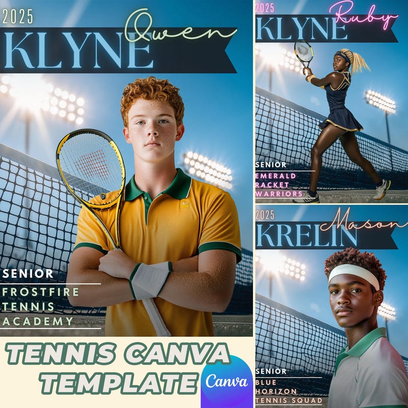Custom Tennis Posters - Etsy