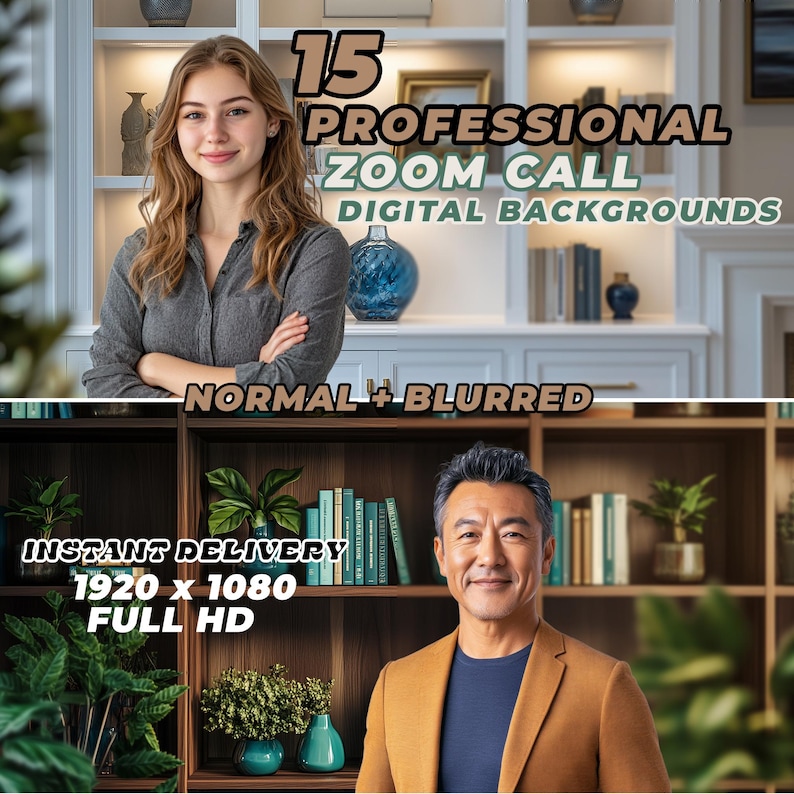 15 Professional Zoom Backgrounds, Background Office, Zoom Background ...