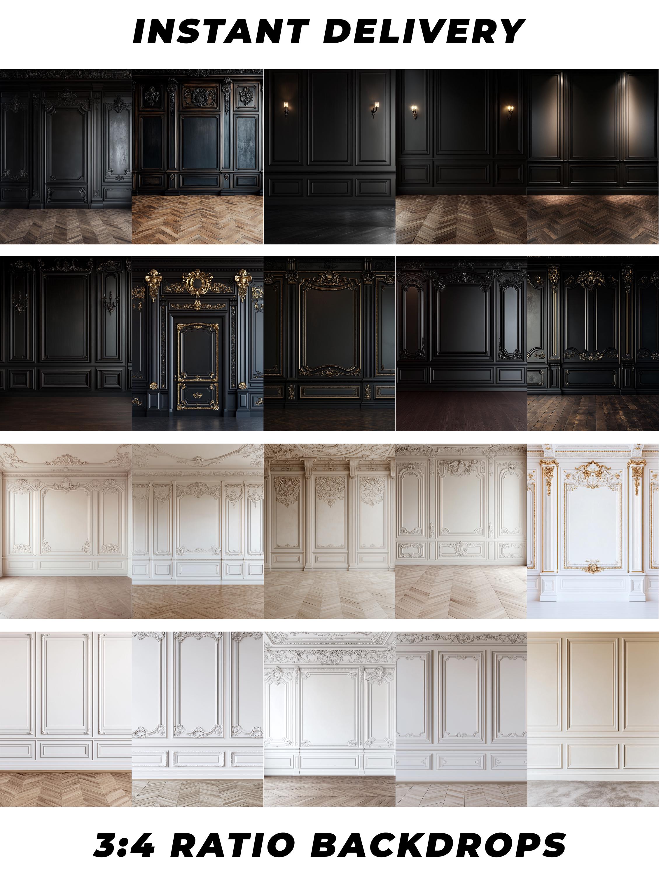 Colorful Panel Wall Digital Backdrops: Studio Photography (digital ...