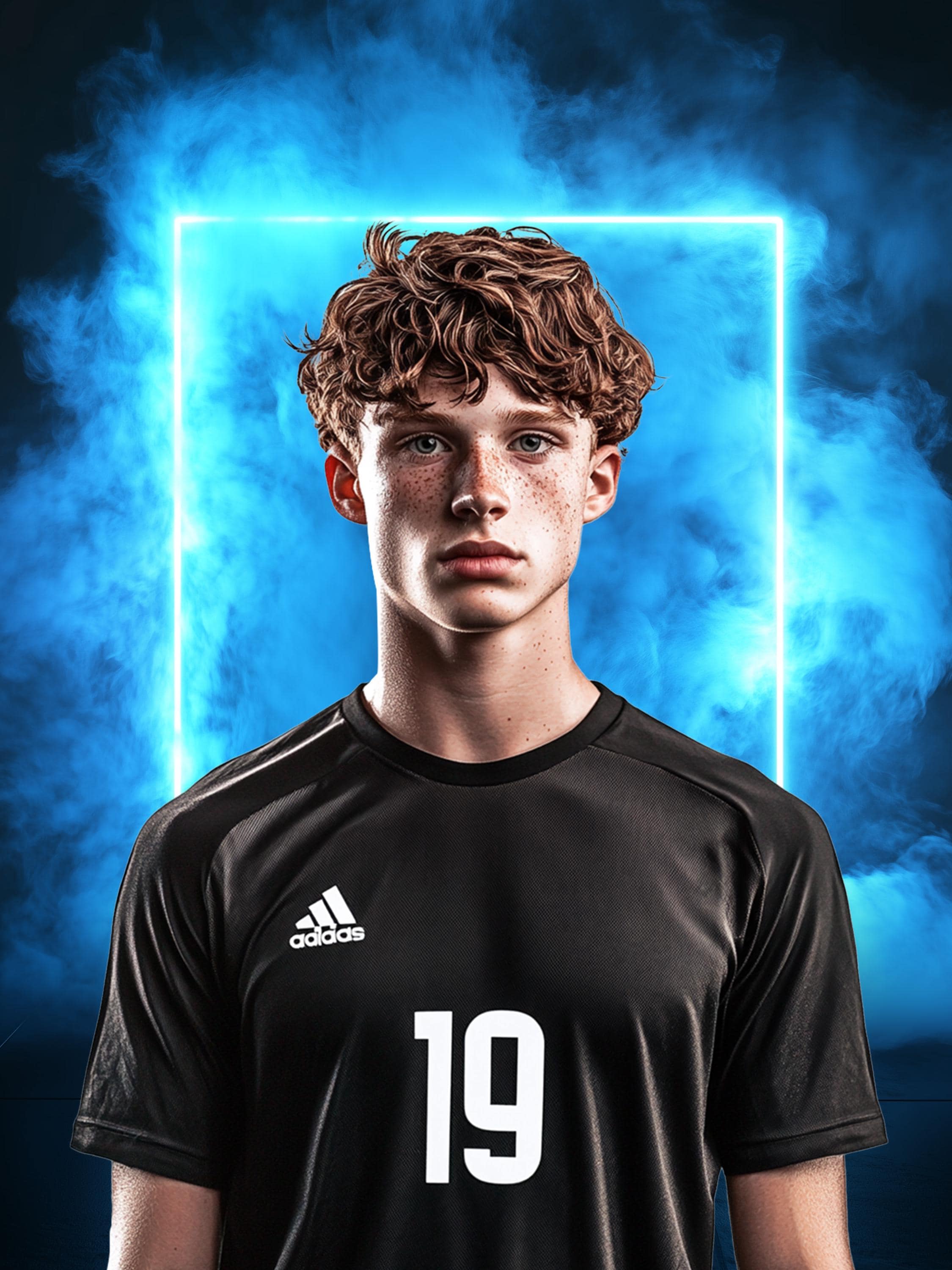 40 Blue Fog and Light Digital Backgrounds | Perfect for Sports Posters ...