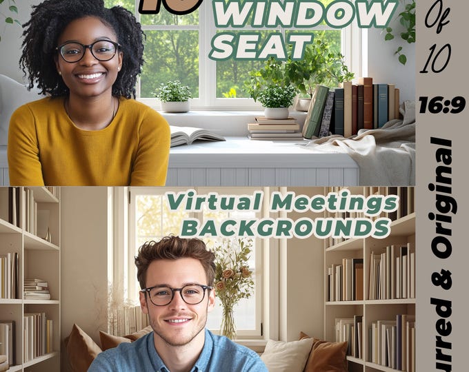 Zoom Background | Zoom Blur | Blurry Zoom | Backdrop | Home Office ...