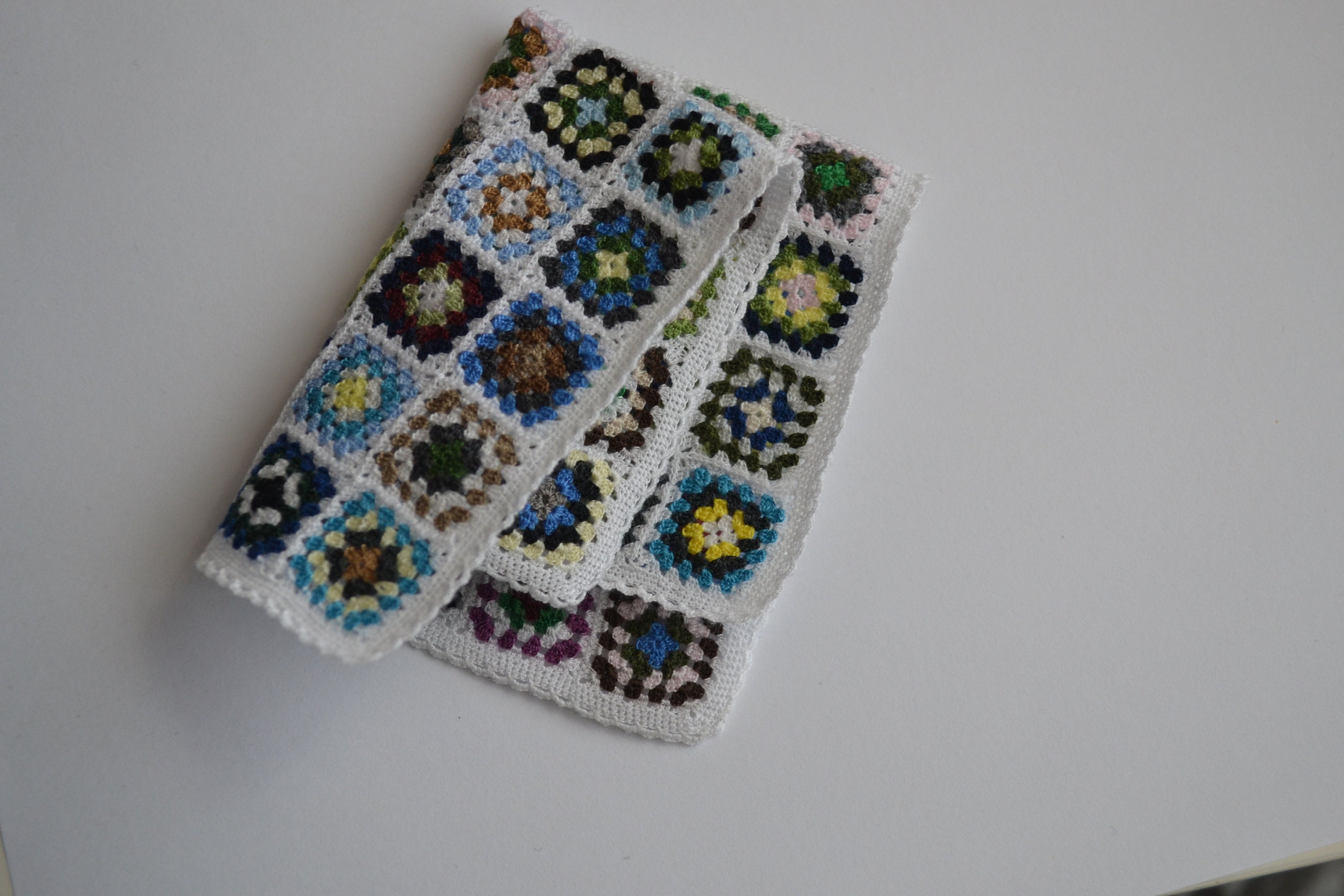 Miniature 1:12 Scale Granny Square Blanket, Handmade Blanket for ...