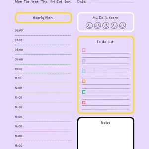 Digital Daily Planner - Etsy