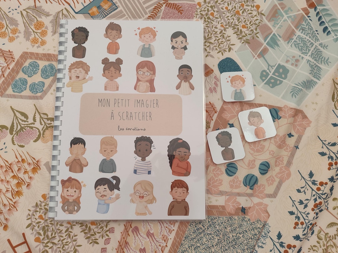 Montessori Picture Booklet of Emotions to Scratch - Interactive Booklet ...