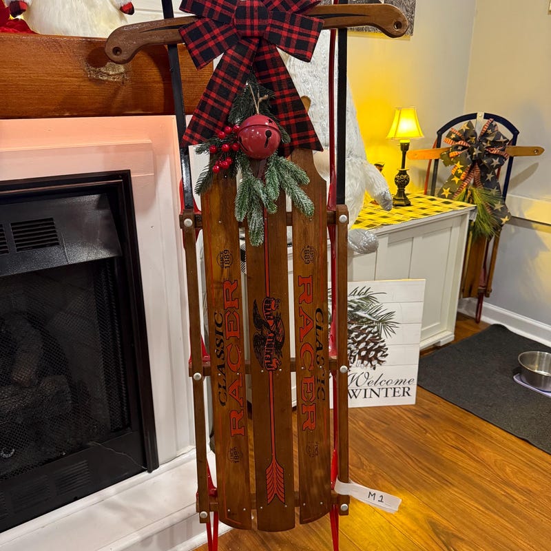 Christmas Sled - Etsy