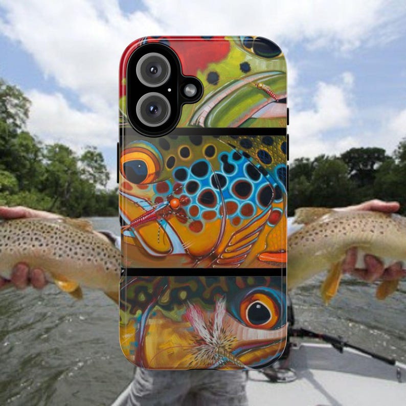 Fly Fishing Phone Case, Trout Phone Case - Etsy