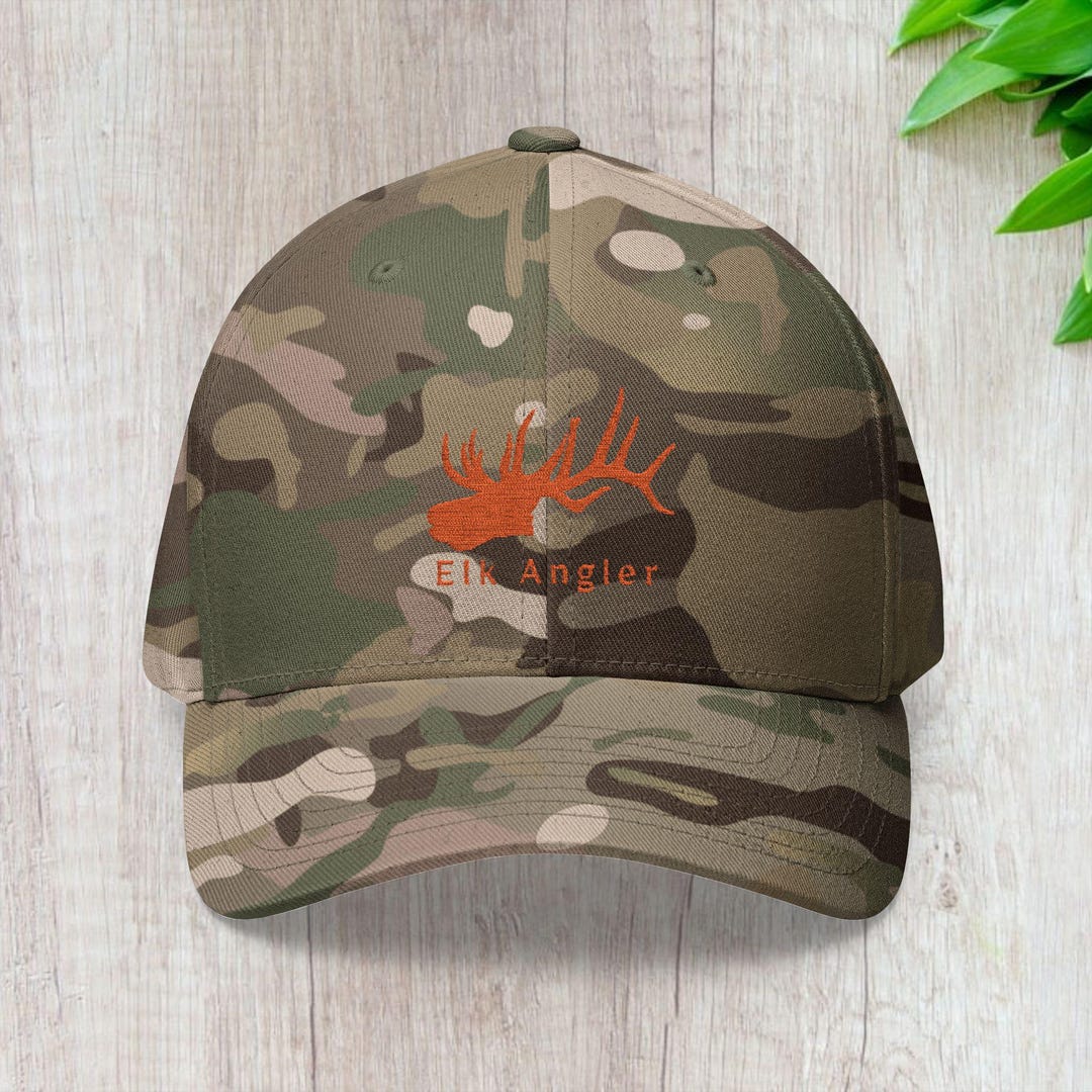 Bull Elk Hat, Flex Fit Elk Hat - Etsy