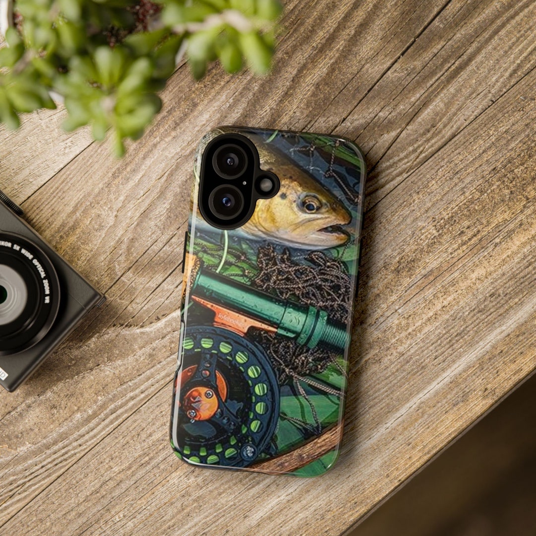 Trout Phone Case, iPhone Fishing Case, Fly Fishing Phone Case, Tough ...