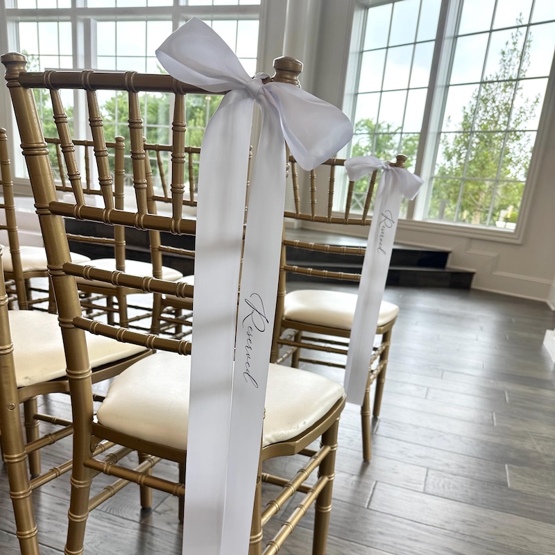 Reserved Wedding Aisle Bow - Etsy
