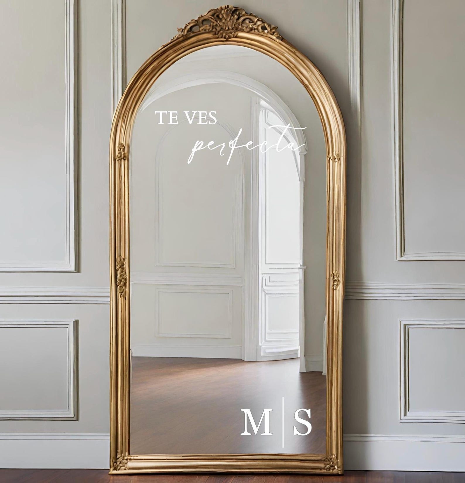Te Ves Perfecta You Look Perfect Spanish Selfie Wedding Mirror Decal - Etsy