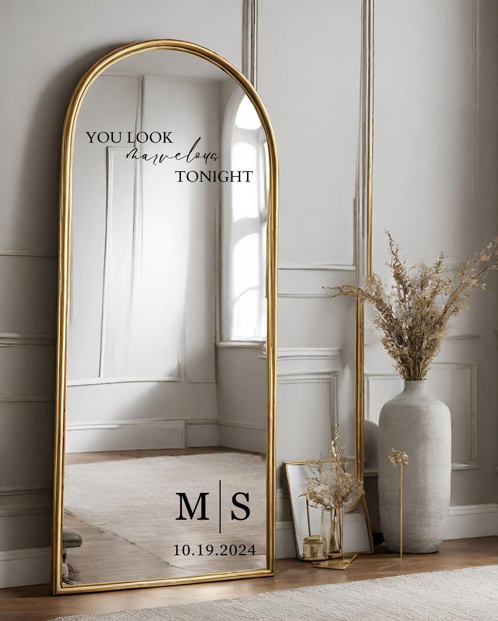 You Look Marvelous Tonight Selfie Wedding Mirror Decal - Etsy