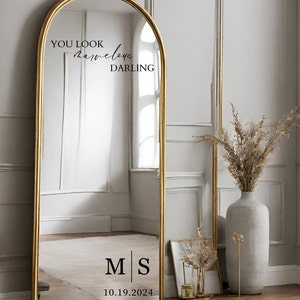 You Look Marvelous Tonight Selfie Wedding Mirror Decal - Etsy