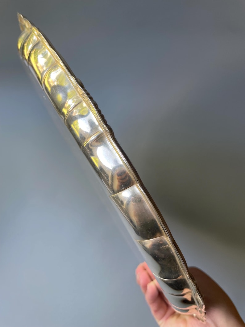 Vintage Swedish GAB Serving Tray / Silver Plated / Decorative ...