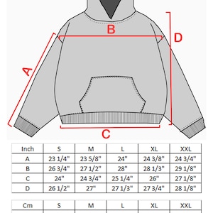 Oversized Hoodie PDF Sewing Pattern, Custom Hoodie Design, DIY Hoodie Pattern, Instant Download ...