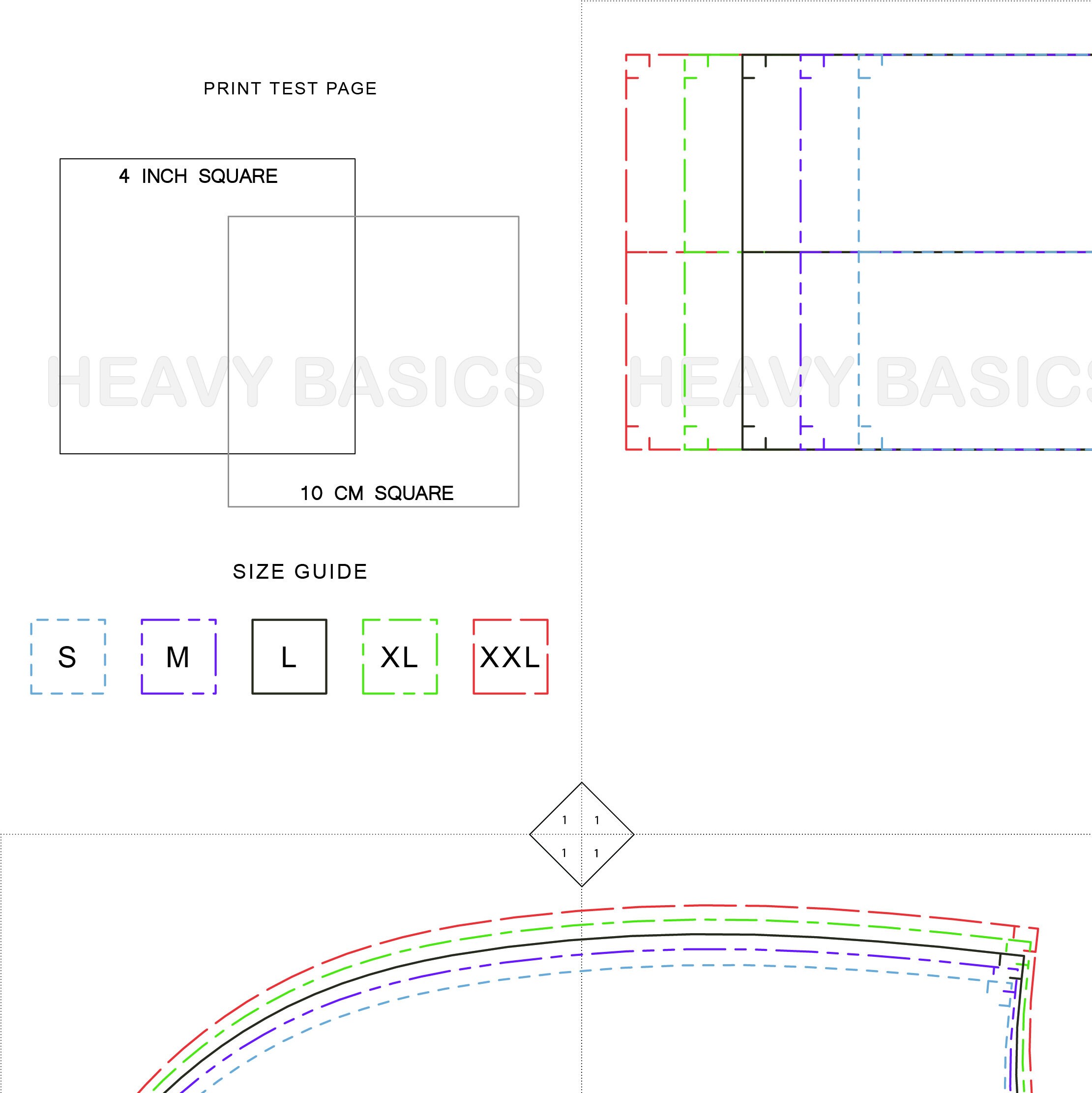 Oversized T-shirt Sewing Pattern S-XXL, Streetwear Unisex T-shirt ...