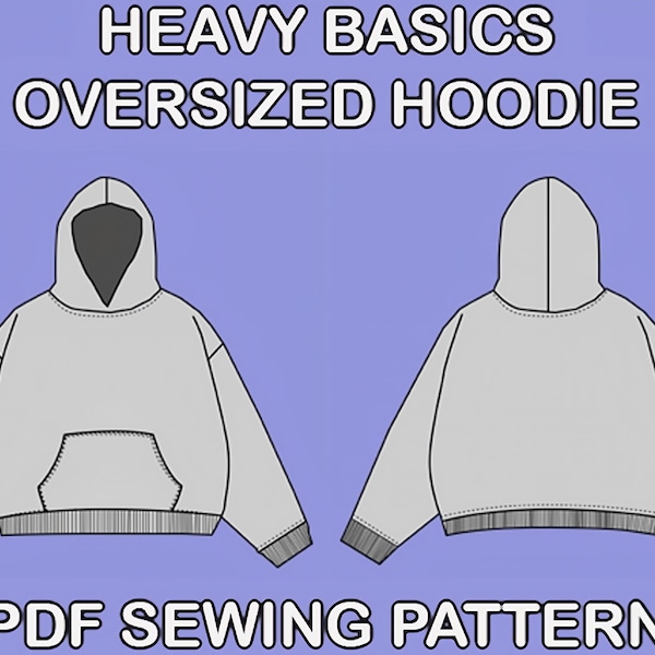 Hoodie Pattern - Etsy