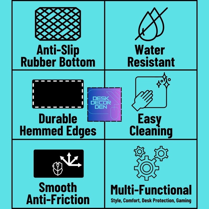 Pixel Art Deskmat Cyber Retro Mousepad Vaporwave Sunset, XL Track Pad ...