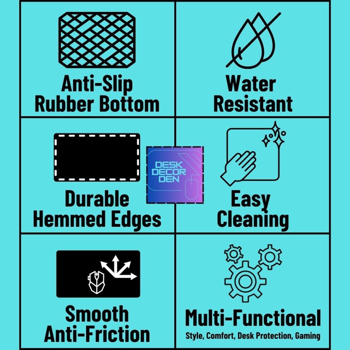 Tokyo Skyline Computer Mat Lofi Cafe Anime Minimalistic Mouse Pad XL ...