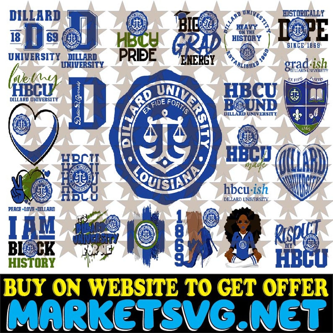 Dillard University Svg HBCU Svg Collections HBCU Svg - Etsy Australia