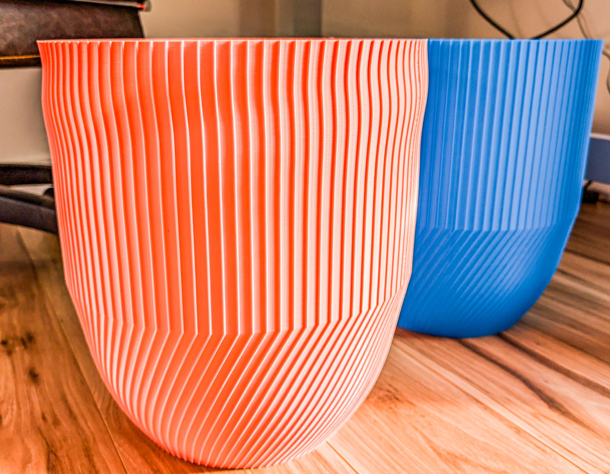 3D Print a Stylish Trash Bin (STL File Only) Techtweaks Scale to Fit ...