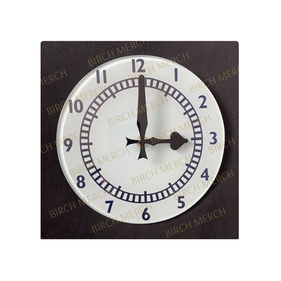 Arsenal Clock End Clock Round Glass Clock 20cm - Etsy UK