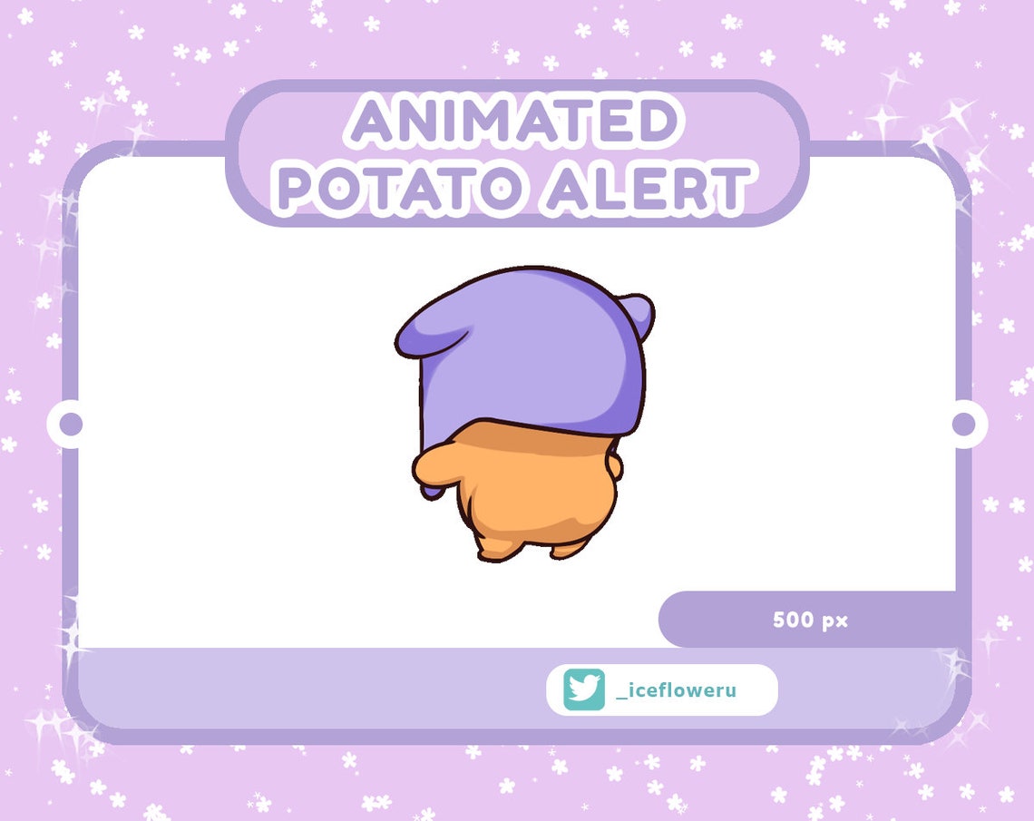 Animated Potato Alert-shake Alert - Etsy