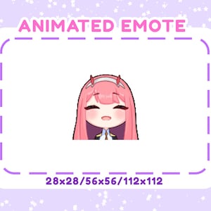 Zero Two Happy Emote - Etsy