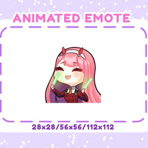 Zero Two Lightstick Emote - Etsy