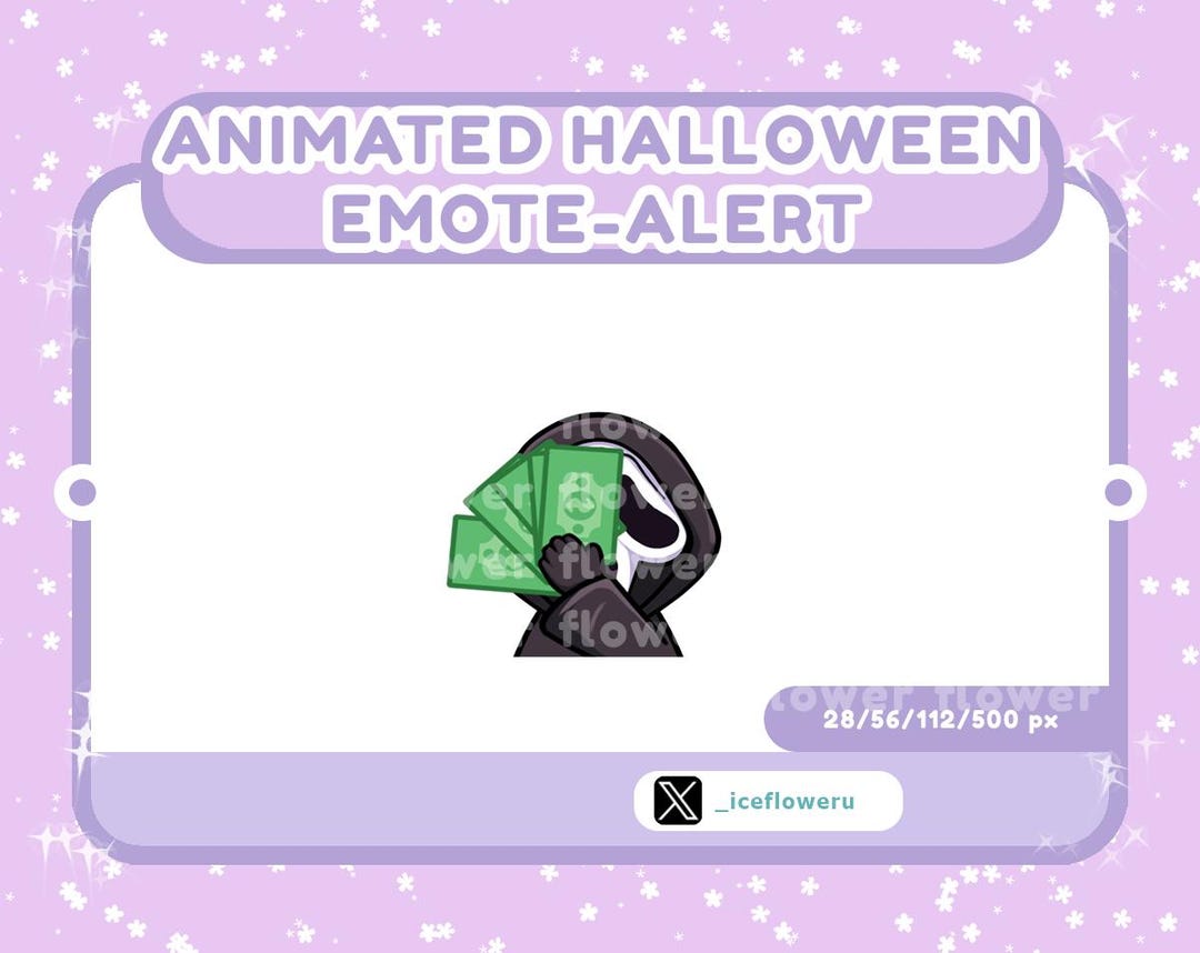 Animated Halloween Emote-alert / Money Emote-alert - Etsy
