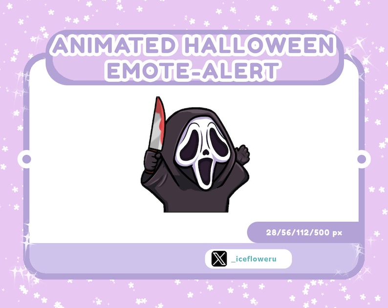 Animated Halloween Emote-alert / Happy Emote-alert - Etsy