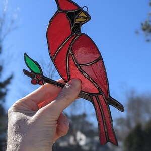 DIGITAL DOWNLOAD Cardinal Stained Glass Pattern - Etsy